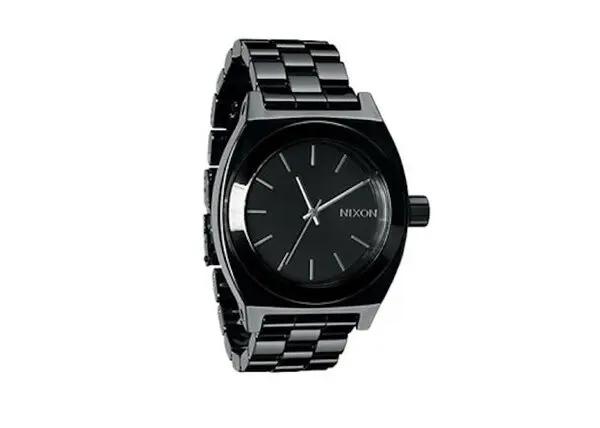 Nixon The Ceramic Time Teller - Stainless Steel