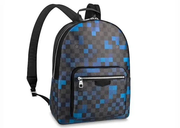 LOUIS VUITTON Josh Backpack Damier Graphite Pixel