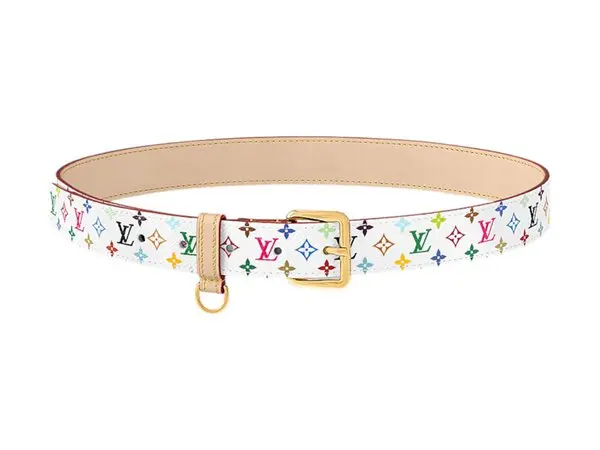 LOUIS VUITTON X Takashi Murakami Dring 30mm Belt - White Multicolored
