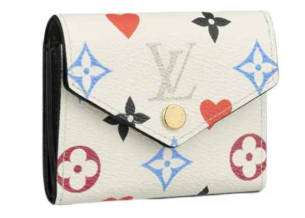 LOUIS VUITTON Zoe Wallet Game On - White