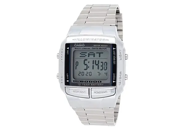 Casio Digital Watch With Band - Stainless Steel