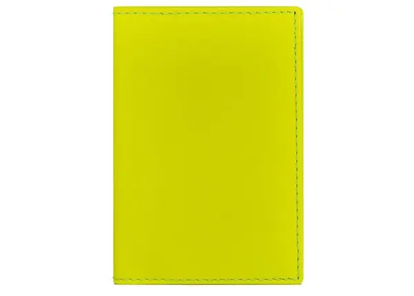 Comme Des Garçons Sa6400sf New Super Fluo Card Holder - Yellow