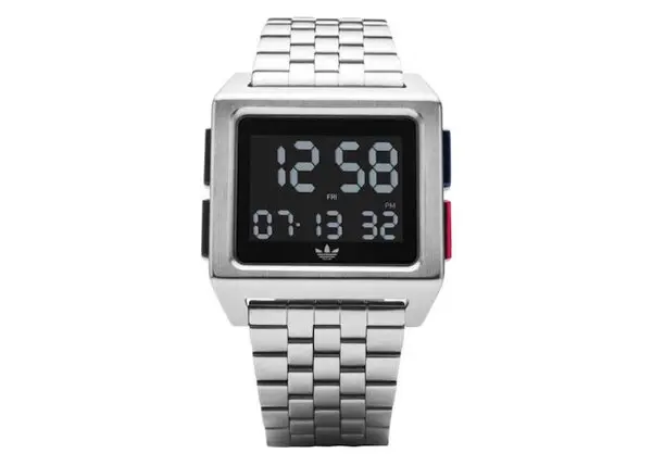 Adidas Archive M1 Digital Watch - Stainless Steel