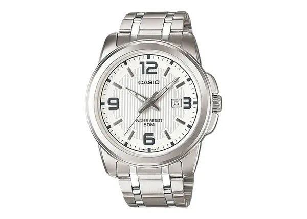 Casio Analog Watch With Band - Stainless Steel