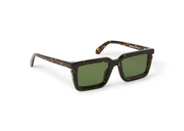 Off-White Tucson Square Sunglasses - Tucson Havana/green (oeri113s24pla0016055/fr)