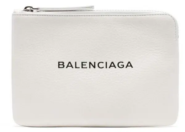Balenciaga Everyday Clutch - White