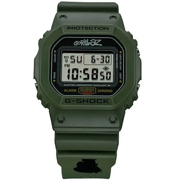 Casio G-shock X Gorillaz Limited Edition Digital Watch - Rubber