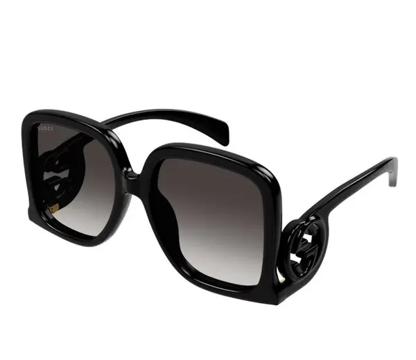 Gucci Oversized Square Sunglasses - Black (gg1326s/001/58)