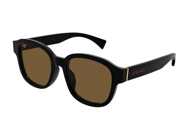 Gucci Square Sunglasses - Black/brown (gg1140sk/003)