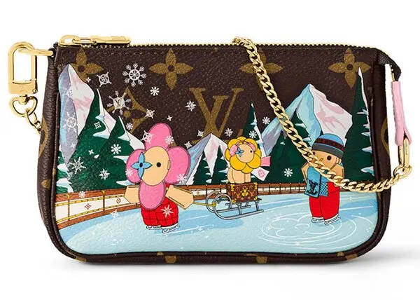 LOUIS VUITTON Pochette Accessories Mini - Pink