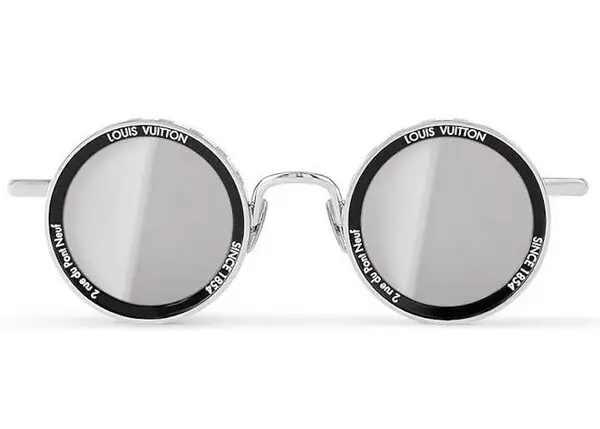 LOUIS VUITTON Supervision Round Sunglasses - Silver