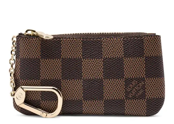 LOUIS VUITTON Key Pouch Damier Ebene - Brown Damier