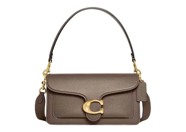 COACH Tabby 26 Shoulder Bag - Brass/dark Stone