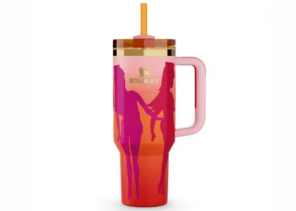 STANLEY X Barbie Legends Flowstate Quencher 40oz Tumbler - 60s Twist 'n Turn