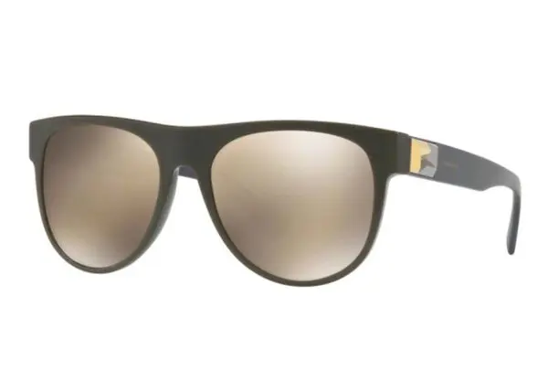 Versace Greca Tetris Sunglasses - Dark Green/gold (ve4346 51931v)