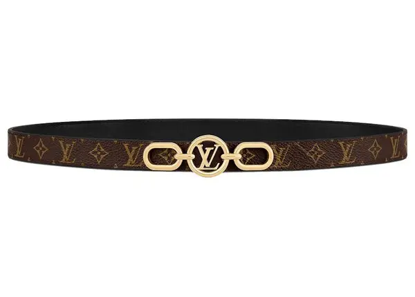 LOUIS VUITTON Circle Prime 20mm Reversible Belt - Brown/black