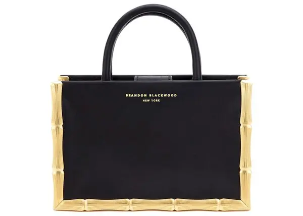 BRANDON BLACKWOOD Bamboo B Tote - Black