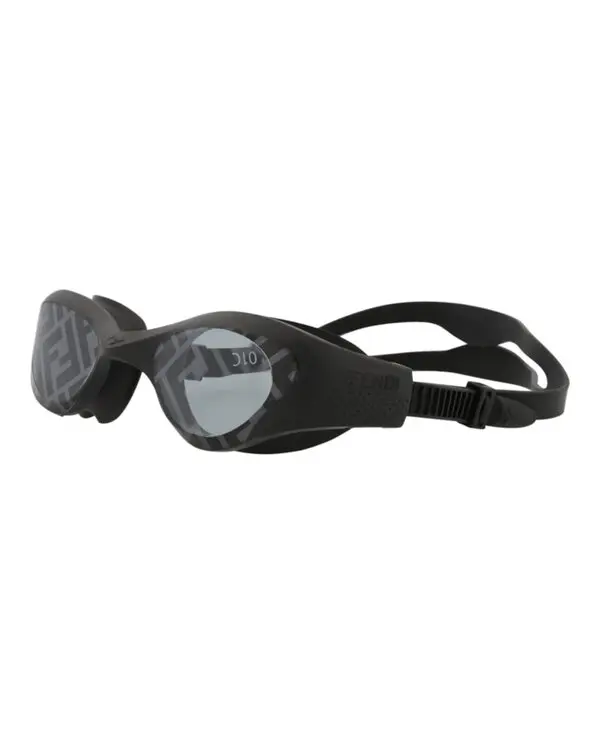 Fendi Shield Goggles - Black Black Smoke (fe40044u/01c)