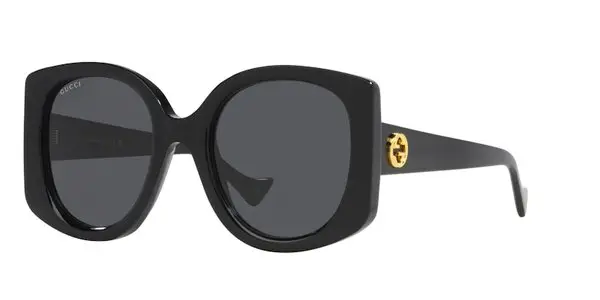 Gucci Gg Rectangle Sunglasses - Black (gg1257s/001)