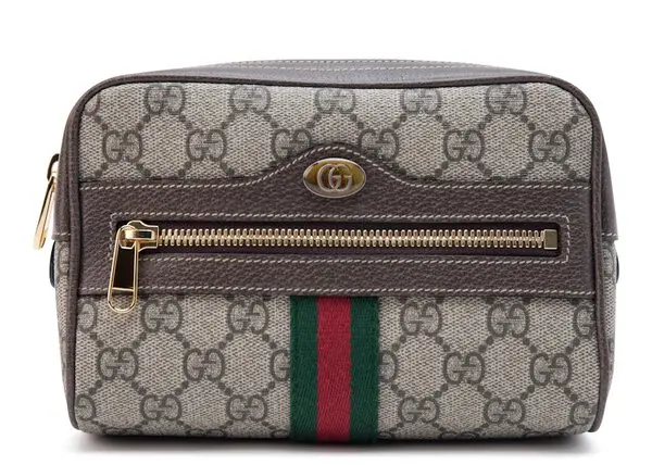Gucci Ophidia Monogram Gg Supreme Small Belt Bag