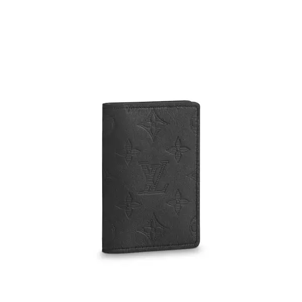 LOUIS VUITTON Pocket Organizer Monogram Shadow - Black