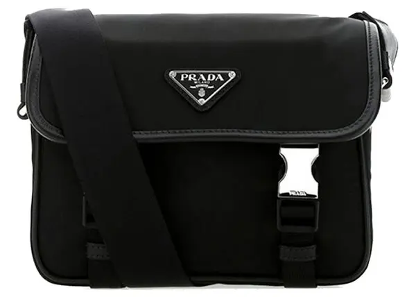 Prada Re-nylon Shoulder Bag - Black