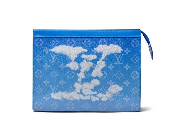 LOUIS VUITTON Pochette A4 Clouds Monogram - Blue