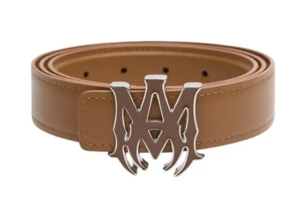 Amiri Initiales Belt Taiga - Canyon Brown