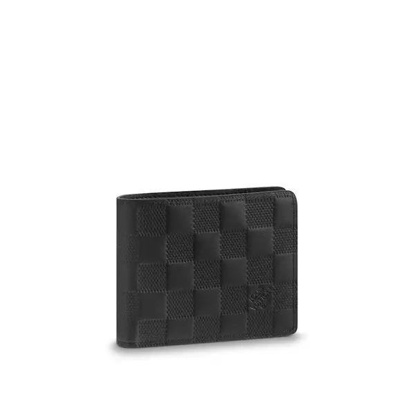 LOUIS VUITTON Slender Wallet Damier Infini - Black