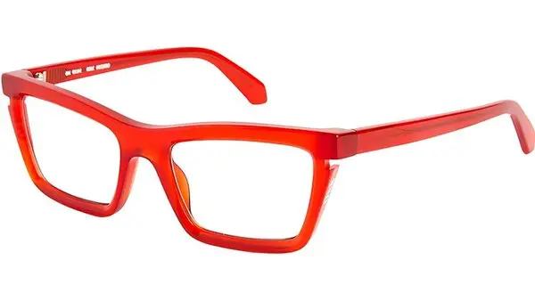 Off-White Style 50 Eyeglasses - Red/clear Lens (oerj050s24pla0012500/fr)