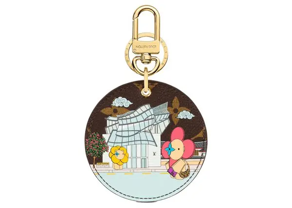LOUIS VUITTON Illustre Xmas Seoul Bag Charm And Key Holder Vivienne Holiday - Light Pink