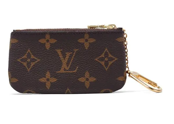 LOUIS VUITTON Key Pouch Monogram Brown - Brown Monogram