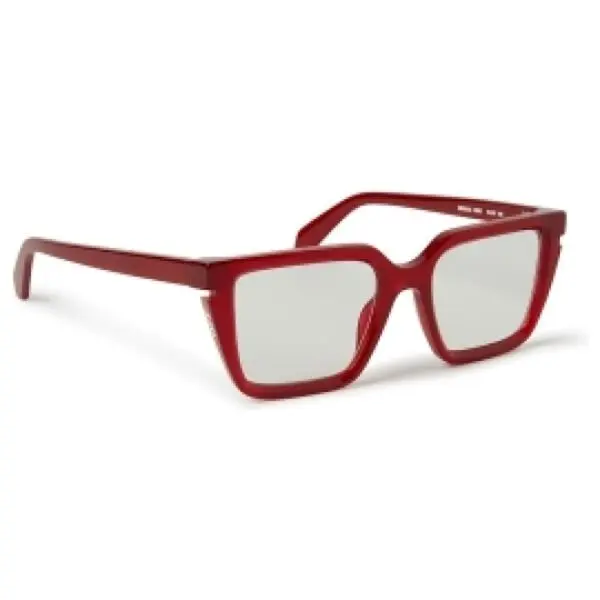 Off-White Style 52 Eyeglasses - Burgundy/clear Lens (oerj052s24pla0012800/fr)