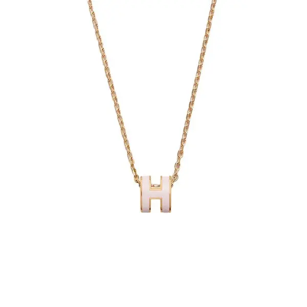 Hermès Mini Pop H Pendant - Rose Dragee