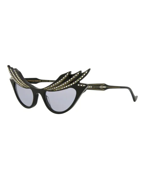 Gucci Cat Eye Sunglasses - Black/violet (gg1094s