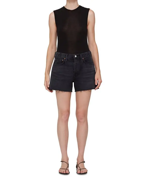 AGOLDE Parker Cutoff Shorts - Fright
