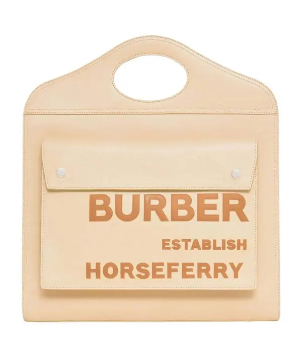Burberry Leather Horseferry Pocket Bag