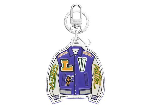 LOUIS VUITTON Varsity Jacket Illustre Bag Charm Keyholder - Multicolor