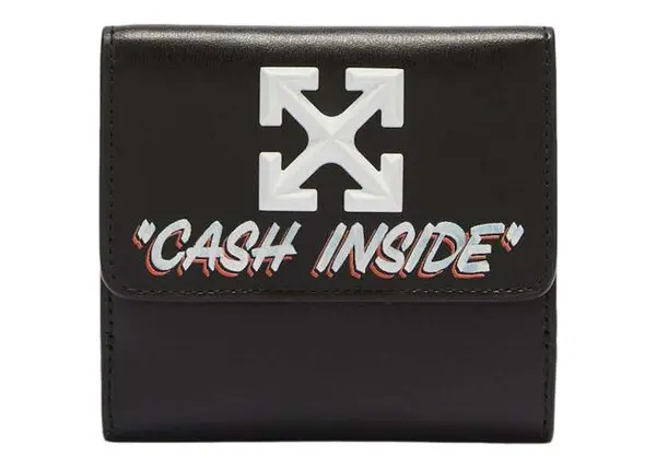 Off-White Jitney French Quote Wallet - Black/multicolour