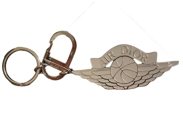 Dior X Jordan Wings Keychain - Silver