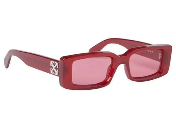 Off-White Arthur Sunglasses - Red (oeri127s24pla0012828)
