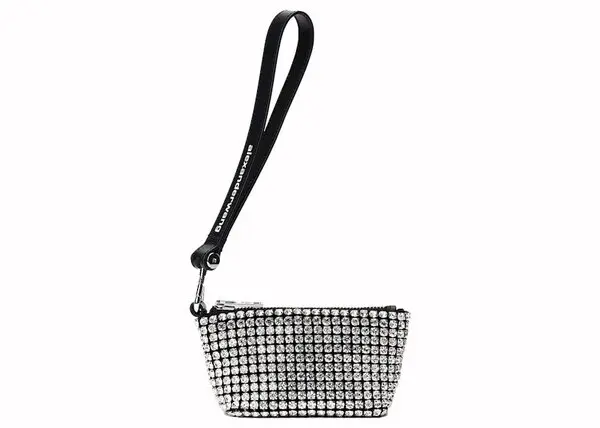 Alexander Wang Heiress Coin Purse Keychain - White