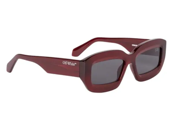 Off-White Charlotte Sunglasses - Burgundy Dark Grey (oeri138f24pla0012807/fr)