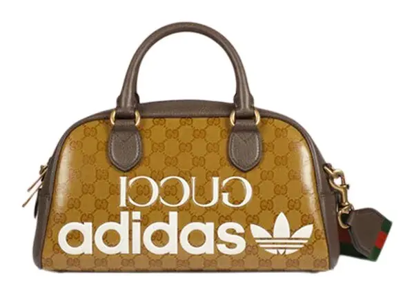 Gucci X Adidas Mini Duffle Bag - Beige/brown