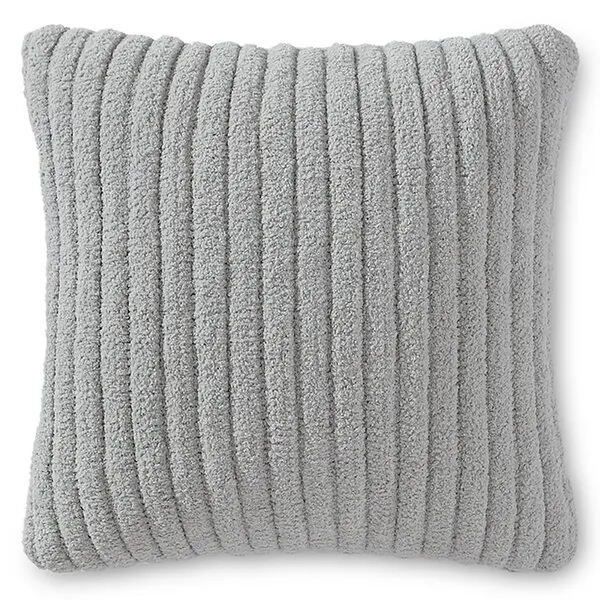 SUNDAY CITIZEN Snug Piped Throw Pillow - Cloud Grey