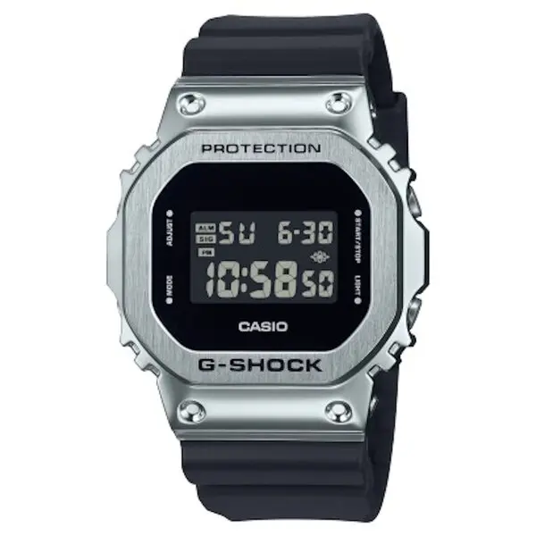 Casio Digital Watch With Resin Band - Resin/steel