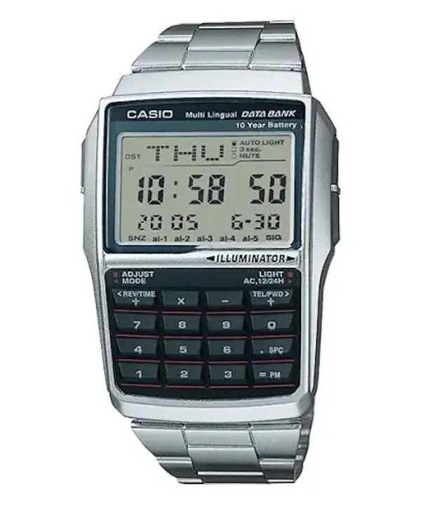 Casio Data Bank Digital Watch - Resin