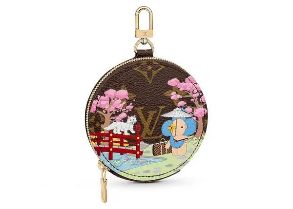 LOUIS VUITTON Round Coin Purse Monogram Vivienne - Wisteria Pink