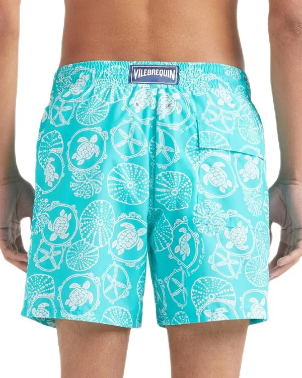 Vilebrequin Moorea 5.5" Printed Swim Trunks - Ceramic