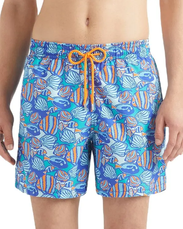 Vilebrequin Moorea 5.5" Printed Swim Trunks - Marrakech